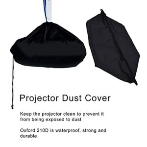 Yosoo Projector Dust Cover, Oxford Cloth Printer Cover Case Protector with Adjustable Retractor Home Theater Projector Protective Cover to Keep The Projector Clean