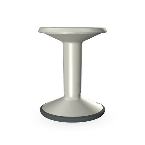 Interstuhl Up Stool Adjustable Multi-Use Ergonomic Stool, White (UP-WH)