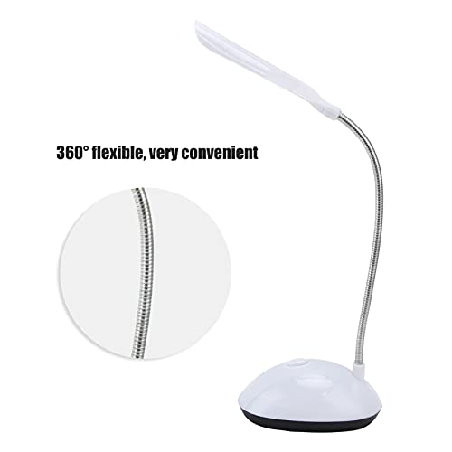 LIKJ Eye‑Caring Table Lamps, LED Desk Table Lamp Easy to Fold with Flicker‑Free/Glare‑Free for Working