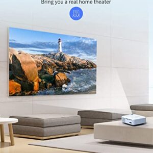 WiFi Projector, Mini Phone Projector [2022 New], 176 '' Display 55000 Hours LED Lamp, Video Wireless Projector Compatible with TV Stick / Smartphone / PC / PS4 / USB / TF/ HDMI/ VGA/ AV