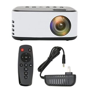 mini wifi projector, 1080p full hd portable movie projector vedio projector support wireless projection compatible with hdmi, usb, av, audio(#2)