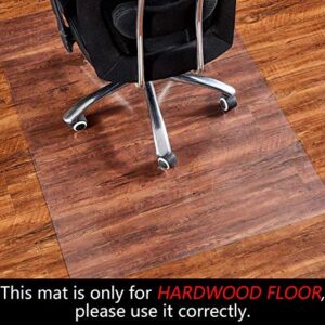 Office Chair Mat, 47"×59"-2mm Thick, Chair Mat for Hardwood Floor, Desk Chair Mat, Floor Protectors for Office Chairs, Office Mat, Office Mats for Rolling Chairs