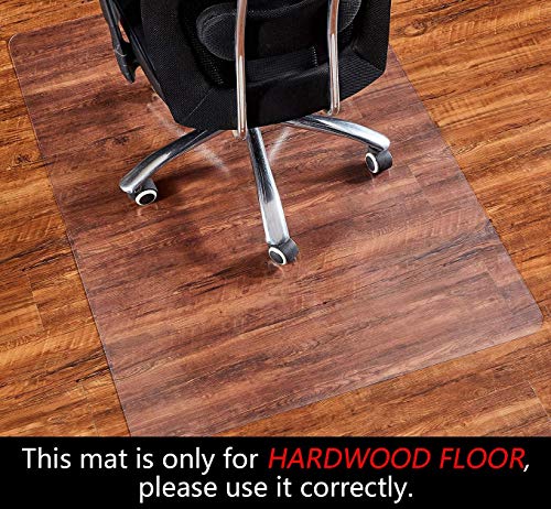 Office Chair Mat, 47"×59"-2mm Thick, Chair Mat for Hardwood Floor, Desk Chair Mat, Floor Protectors for Office Chairs, Office Mat, Office Mats for Rolling Chairs