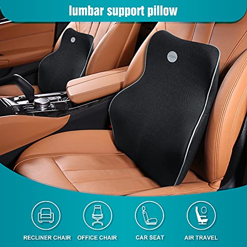 NB Seat Cushion for Office Chair Car Non Slip Gel and Memory Foam Coccyx Pillows Pad Support Tailbone Hip Sciatica and Back Pain Relief Use for Office Work Car Gaming and Home Office Accessories