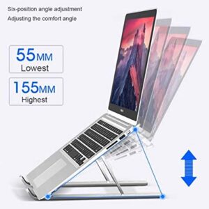 BoxWave Stand and Mount for HP Envy x360 Convertible (15m-ed1013dx) (Stand and Mount by BoxWave) - Compact QuickSwitch Laptop Stand, Portable, Multi Angle Viewing Stand - Metallic Silver