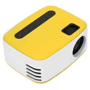 Mini Projector, Portable Projector 1080P LED WiFi USB Small Movie Projector Inbuilt Speaker for Home Camping Travel(US Plug)