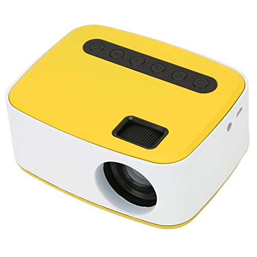 Mini Projector, Portable Projector 1080P LED WiFi USB Small Movie Projector Inbuilt Speaker for Home Camping Travel(US Plug)