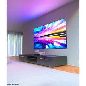 Epson 100” EpiqVision Ultra LS500 Laser Ultra Short Throw Projection TV (100-inch Screen Included), 4000 lumens, 4K PRO-UHD, HDR, Android TV, HDMI 2.0, Built-in Speakers, Sports & Streaming - White