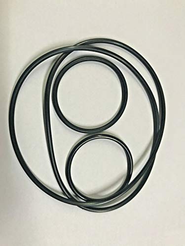 Set of 3 NEW Replacement BELTS for DeJur Dual 8 Film Projector Eldorado 86