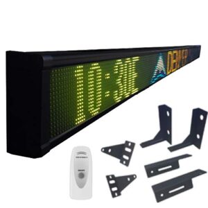 tickercom skybox sports led ticker display live scores for man cave 63 inch titan