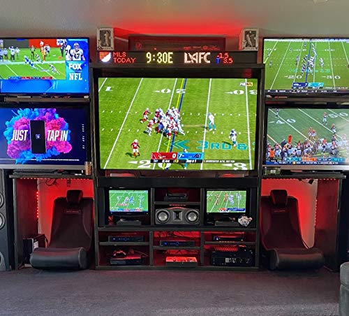 Tickercom Skybox Sports LED Ticker Display Live Scores for Man Cave 63 Inch Titan