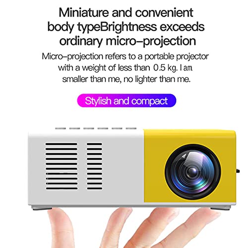 #kyEF3E Small Household Mini Projector Led Portable Projector Supports Hd 1080P Outdoor Mobile Power Supply