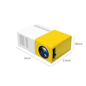 #kyEF3E Small Household Mini Projector Led Portable Projector Supports Hd 1080P Outdoor Mobile Power Supply