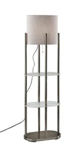 adesso norman shelf floor lamp