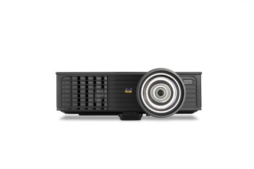 ViewSonic PJD6683WS WXGA 1280x800 DLP Projector, 3000 ANSI Lumens, 15,000:1 Contrast Ratio - Black