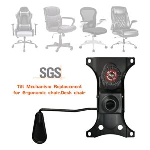 slrugci Office Chair Replacement Parts,Tilt Control Mechanism 6.2’’ x 10.4’’ Mounting Holes Chair Base Replacement for Executive Chair Desk Chair