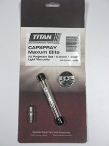 titan capspray maxum elite #2 projector set 0.8mm/ .030in. #0524293