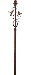 SAFAVIEH Lighting Collection Birdsong Traditional Rustic Farmhouse Oil-Rubbed Bronze 61-inch Living Room Bedroom Home Office Standing Floor Lamp (LED Bulb Included)