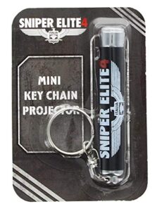 sniper elite 4 mini keychain projector flashlight