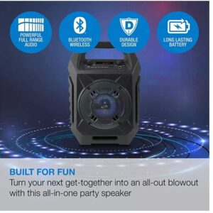 Pop-Up Movie Theater Kit with Projector BT Speaker and Screen 1080i 120'' HDMI