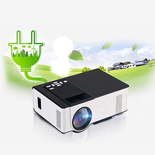 VS314 Mini Projector, 1500 Lumens HD Video Projector 180'' Home Cinema LCD Movie Projector with Remote Control Support 1080P External Phone Sync Screen Micro Projecting for Home Entertainment (US)