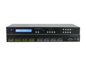 shinybow 4×4 (4:4) vga pc rgbhv matrix switcher + rs232, ir ext/remote, rack mount, programmable sb-4140lcm