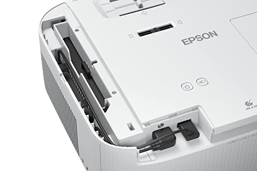 2022 New Upgrade Epson Home Cinema 2350 4K PRO-UHD Smart Gaming Projector with Android TV, 3-Chip 3LCD, HDR10, HLG, 2,800 Lumens, Low Latency, 10 W Speaker, Bluetooth, Streaming Capability