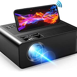 Mini Projector for iPhone, Xinteprid WiFi Movie Projector 2023 Upgrade 9500L with Synchronize Smartphone Screen, Portable Video Projector 1080P HD Supported 200" Compatible with Android/iOS/HDMI/USB