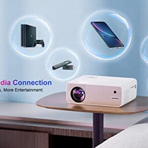 [Electric-Focus] Projector 5G WiFi and 5.1 Bluetooth 4K-Support:480 ANSI Native 1080P 18000L 400'' ONOAYO Outdoor Portable Projector, ±50°4P/4D Keystone&50% Zoom, Full Sealed Optical Home Projector