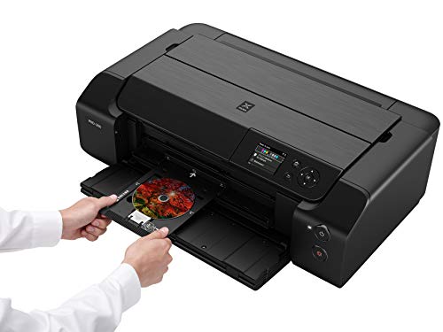 Canon PIXMA PRO-200 Wireless Professional Color Photo Printer, Prints up to 13"X 19", 3.0" Color LCD Screen, & Layout Software and Mobile Device Printing, Black