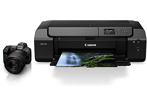 Canon PIXMA PRO-200 Wireless Professional Color Photo Printer, Prints up to 13"X 19", 3.0" Color LCD Screen, & Layout Software and Mobile Device Printing, Black