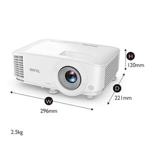 BenQ WXGA Business Projector (MW560) - DLP - 4,000 Lumens High Brightness - 20,000:1 High Contrast Ratio - Dual HDMI, VGA - Auto Keystone Correction - Simple Setup - SmartEco Technology