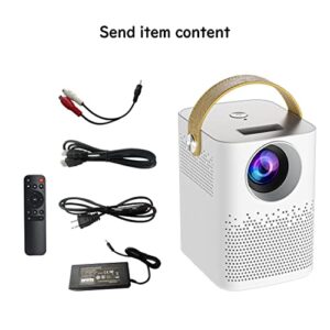 Mini Laptop Projector with WiFi Outdoor Movie Projector 8000LX200” Display, Full HD 1080P Vedio Projector Compatible with Smartphone Stick/PS4/AV/USB/Tablet/Laptop/PC EXCEL PPT iOS Android .