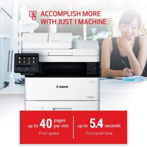 Canon imageCLASS MF453dw All-in-One Wireless Monochrome Laser Printer | Print, Copy, & Scan| | 5" Color Touch LCD | One Pass Duplex Scan