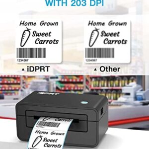 iDPRT Thermal Label Printer SP410 Thermal Shipping Label Printer, 4x6 Label Printer, Thermal Label Maker, Compatible with Shopify, Ebay, UPS, USPS, FedEx, Amazon & Etsy, Support Multiple Systems