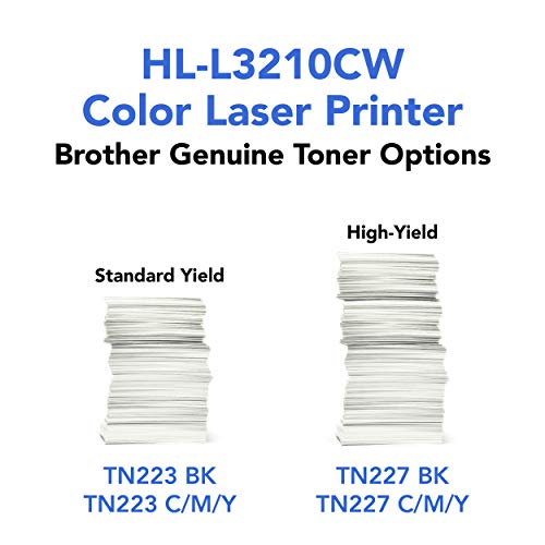 Brother HL-L3210CW Compact Digital Color Printer Providing Laser Printer Quality Results with Wireless