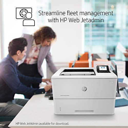 HP LaserJet Enterprise M507n Monochrome Printer with built-in Ethernet (1PV86A), White