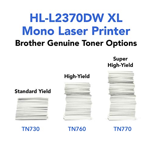 Brother Compact Monochrome Laser Printer, HL-L2370DWXL Extended Print, Up to 2 Years of Printing Included, Wireless Printing, Refresh Subscription and Amazon Dash Replenishment Ready