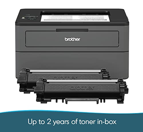 Brother Compact Monochrome Laser Printer, HL-L2370DWXL Extended Print, Up to 2 Years of Printing Included, Wireless Printing, Refresh Subscription and Amazon Dash Replenishment Ready