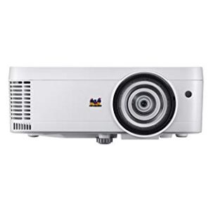 ViewSonic PS600W 3700 Lumens WXGA HDMI Networkable Short Throw Projector for Home and Office