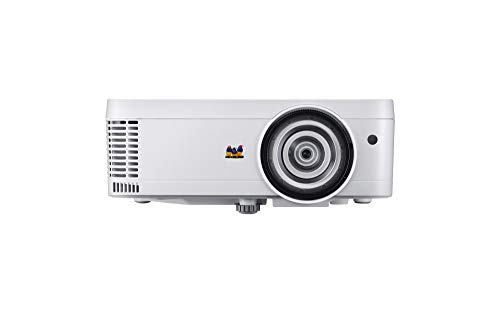 ViewSonic PS600W 3700 Lumens WXGA HDMI Networkable Short Throw Projector for Home and Office