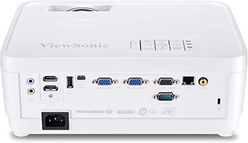 ViewSonic PS600W 3700 Lumens WXGA HDMI Networkable Short Throw Projector for Home and Office