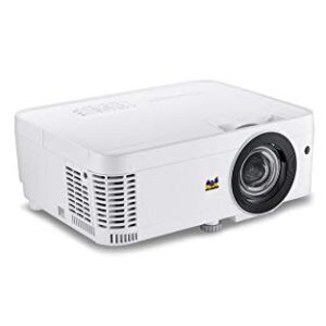 ViewSonic PS600W 3700 Lumens WXGA HDMI Networkable Short Throw Projector for Home and Office