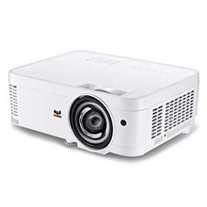 ViewSonic PS600W 3700 Lumens WXGA HDMI Networkable Short Throw Projector for Home and Office