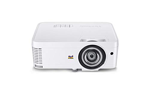 ViewSonic PS600W 3700 Lumens WXGA HDMI Networkable Short Throw Projector for Home and Office