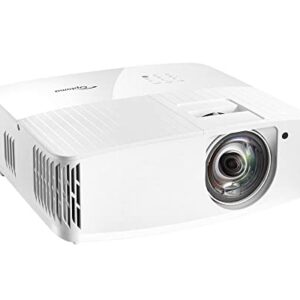 Optoma UHD35STx Short Throw True 4K UHD Gaming and Home Entertainment Projector | 3,600 Lumens for Lights-On Viewing | 240Hz Refresh Rate and Ultra-Low 4ms Response Time