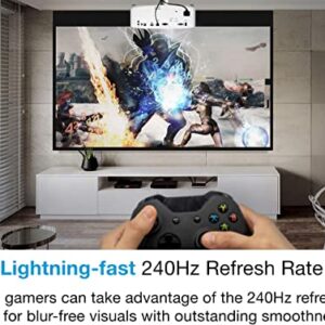 Optoma UHD38x Bright, True 4K UHD Gaming Projector | 4000 Lumens | 4.2ms Response Time at 1080p with Enhanced Gaming Mode | Lowest Input Lag on 4K Projector | 240Hz Refresh Rate | HDR10 & HLG