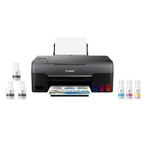 canon g2260 all-in-one wired supertank (megatank) printer | copier | scanner| usb connectivity, black, one size (4466c002)