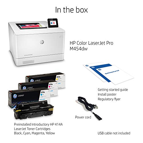 HP Color LaserJet Pro M454dw Printer (W1Y45A)