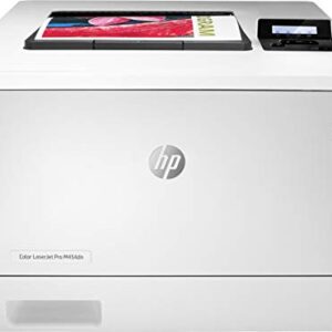 HP Color LaserJet Pro M454dn Printer, Double-Sided Printing & Built-in Ethernet (W1Y44A) White